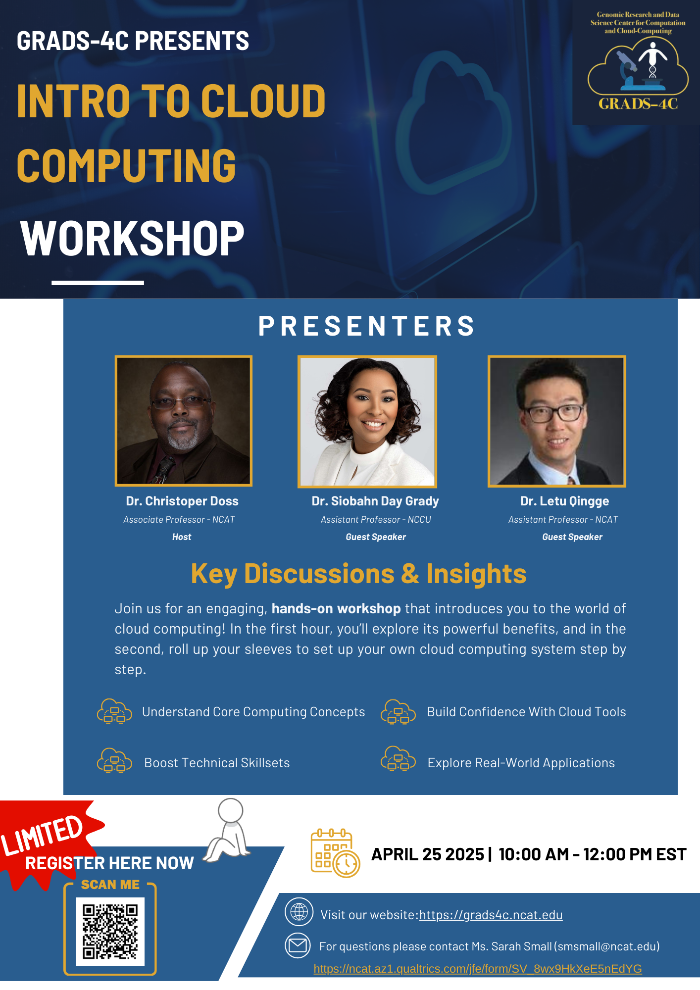 Intro to Cloud Computing: A Hands-On Introductory Workshop - Cloud Computing Made Simple | GRADS-4C